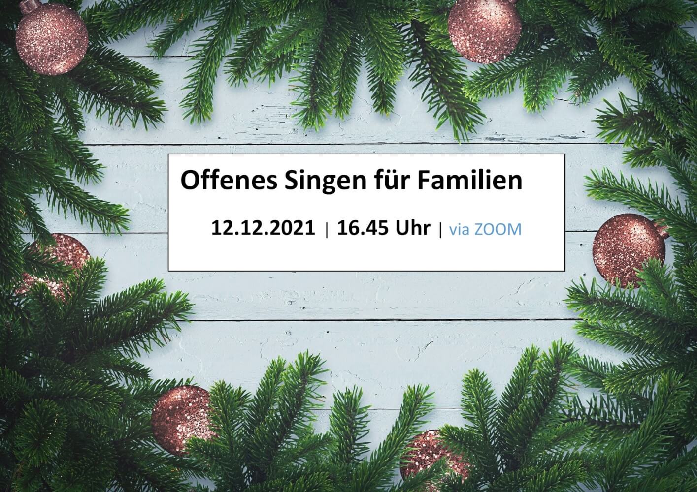 Offenes Singen für Familien - Heilige Maria Magdalena Leipzig