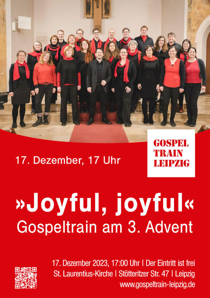 »Joyful, joyful« Gospeltrain am 17. Dezember 17 Uhr in St. Laurentius - Heilige Maria Magdalena ...